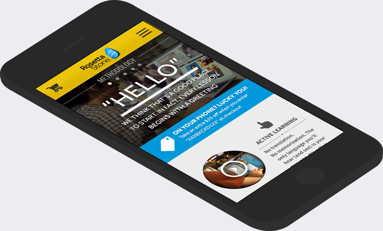 Rosetta Stone - Helping the language experts to speak mobile. | nclud ...